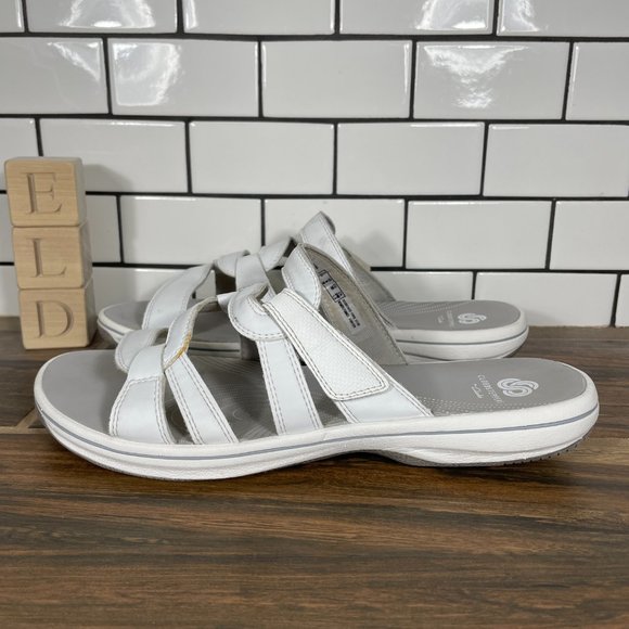 Clarks | Shoes | Clarks Brinkley Lonna Womens Size 8 Shoes White ...